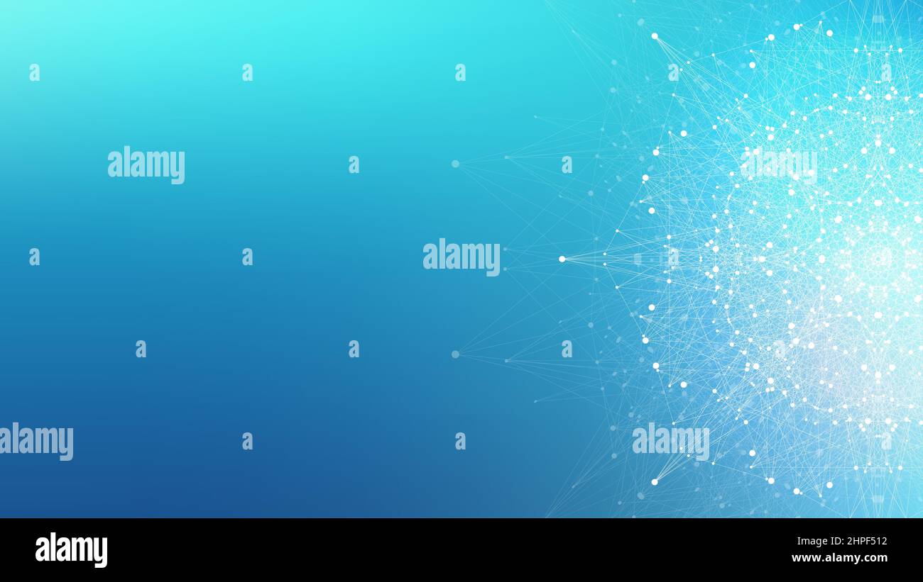 Big genomic data visualization illustration. Genome sequence map. Dna ...