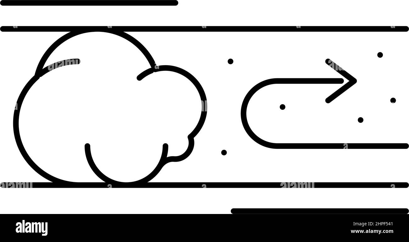 vascular occlusion line icon vector illustration Stock Vector Image ...