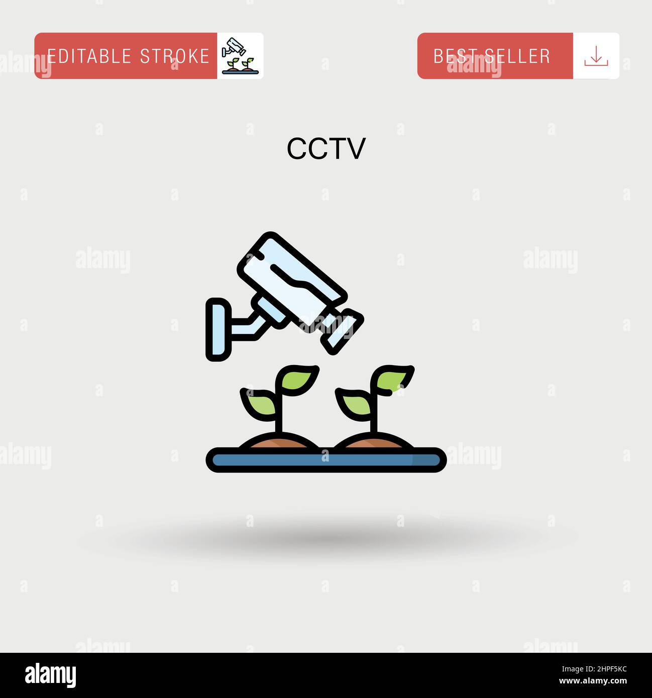 Cctv camera icon hi-res stock photography and images - Alamy