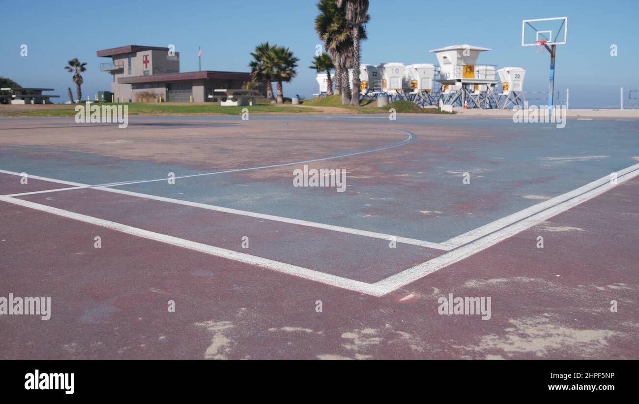 Basketball court lifeguard tower hi-res stock photography and images ...
