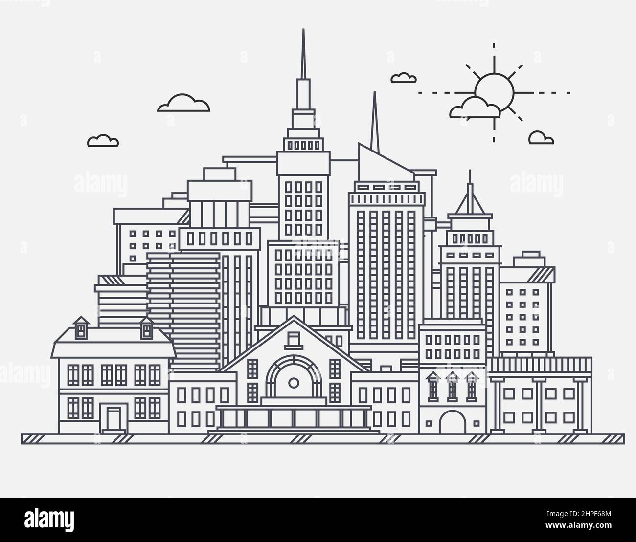 New construction commercial real Stock Vector Images - Alamy