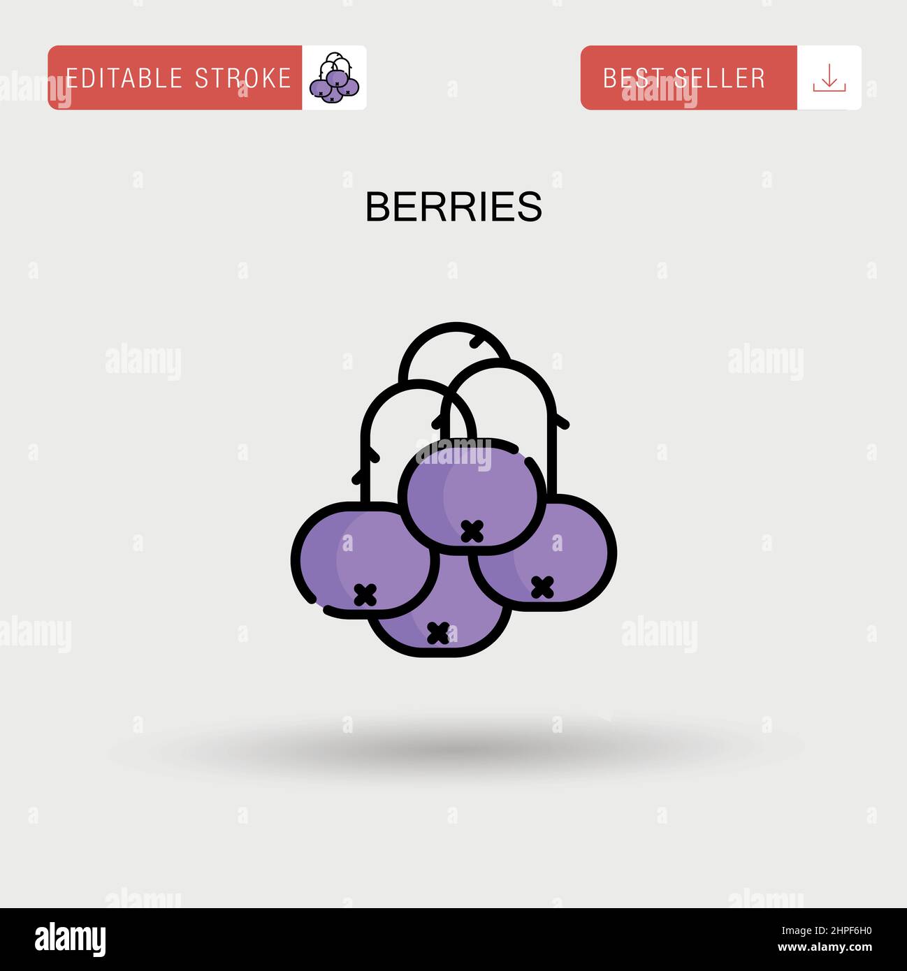 Ripe red berries Stock Vector Images - Alamy