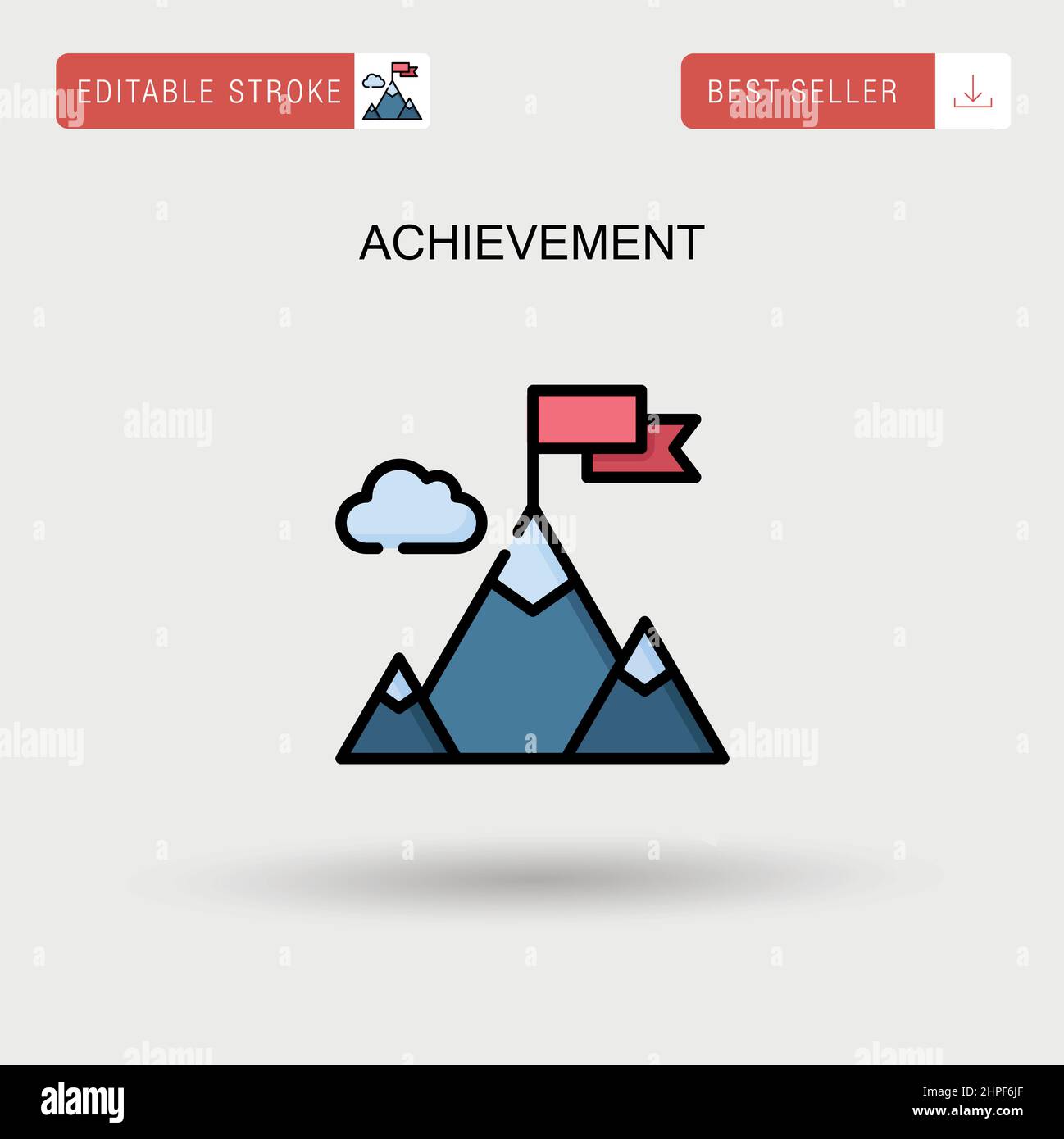 Icon success achievement Stock Vector Images - Alamy