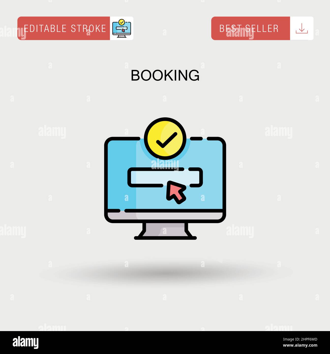 Notebook booking Stock Vector Images - Alamy