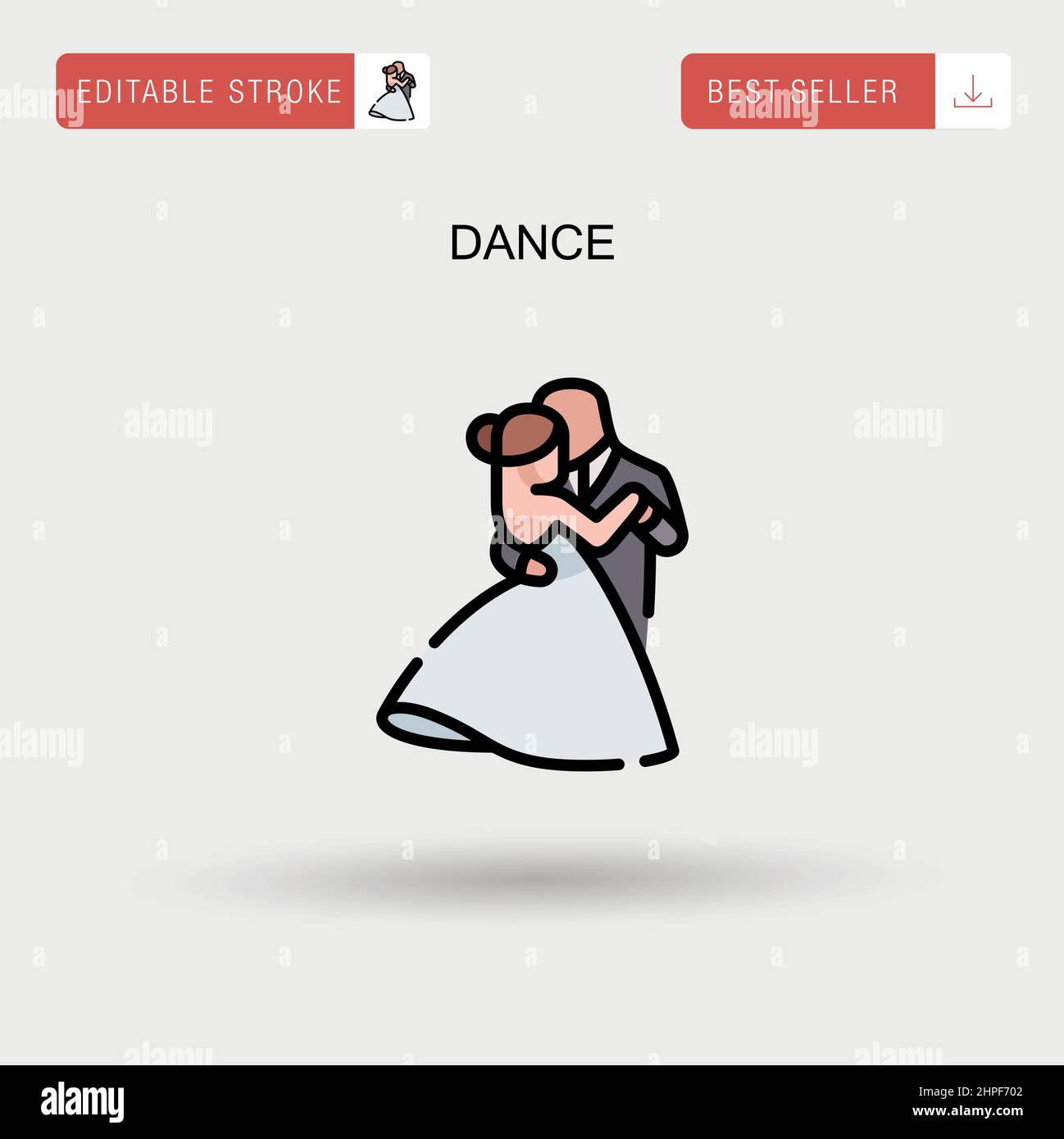 Dance Simple vector icon Stock Vector Image & Art - Alamy