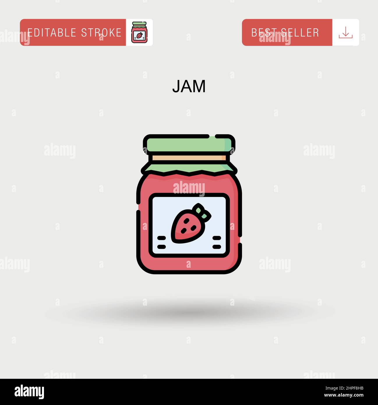 Jelly slice Stock Vector Images - Alamy