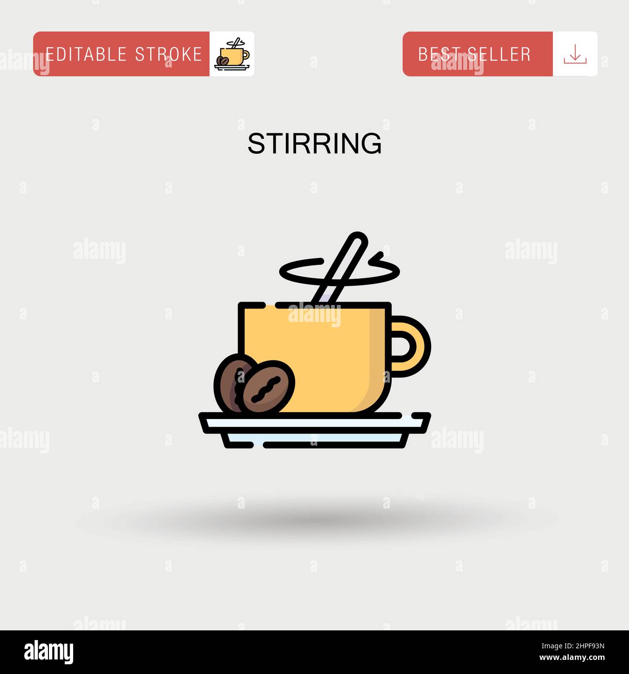 Stirring dish Stock Vector Images - Alamy