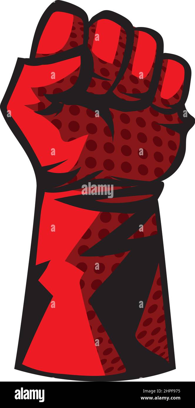 superhero hand pop art Stock Vector Image & Art - Alamy