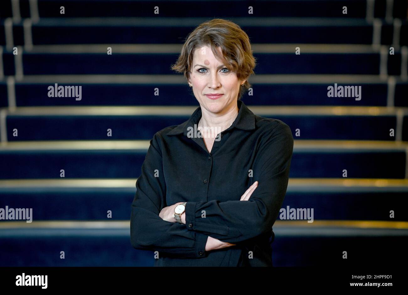 Berlin, Germany. 15th Feb, 2022. Dörte Dinger, head of the Federal ...