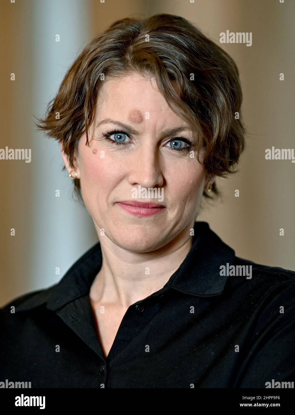 Berlin, Germany. 15th Feb, 2022. Dörte Dinger, head of the Federal ...