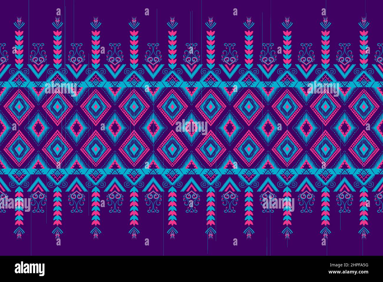 Purple Tribal Pattern