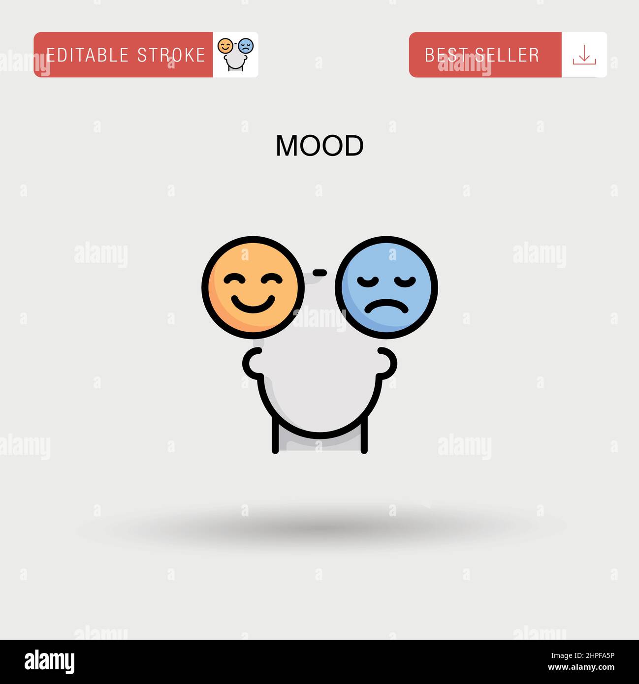Mood Simple vector icon Stock Vector Image & Art - Alamy