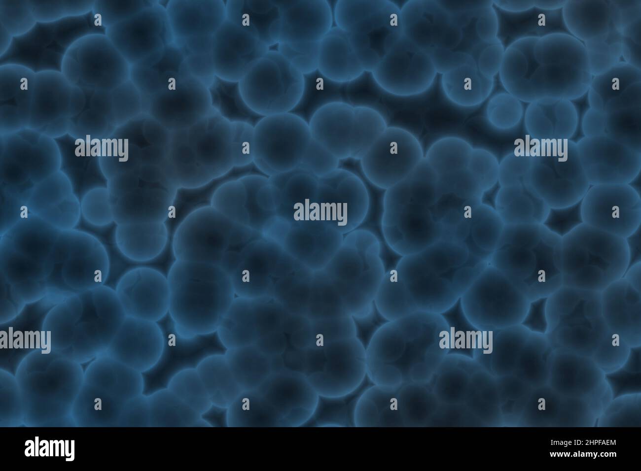 cute design blue many organic cells digital graphics texture or ...