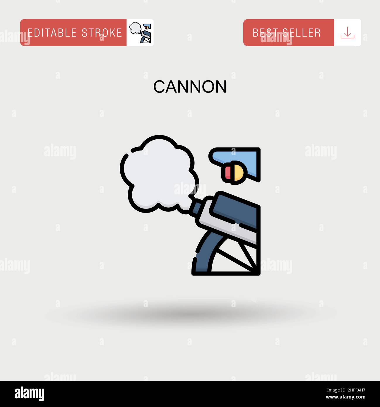 Cannonball icon Stock Vector Images - Alamy