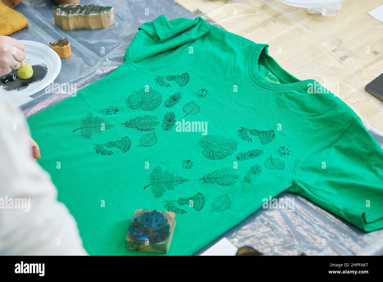 Printed leaf hi-res stock photography and images - Alamy