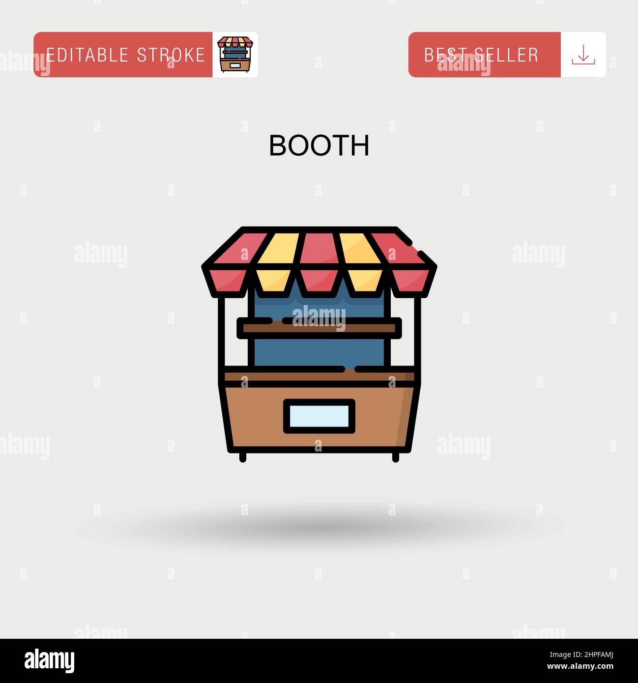 Exhibition booth Stock Vector Images - Alamy