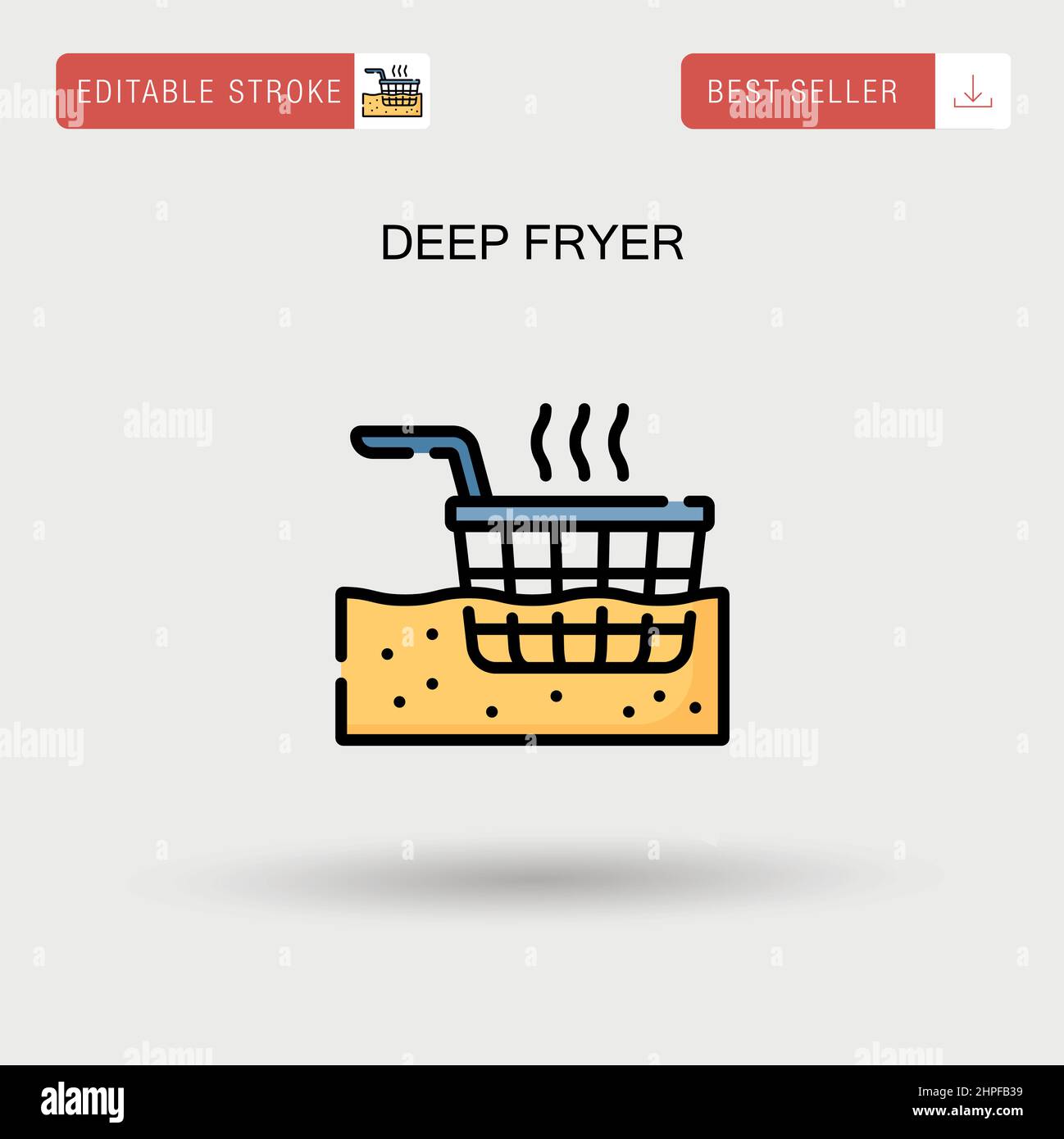 Fry machine Stock Vector Images - Alamy