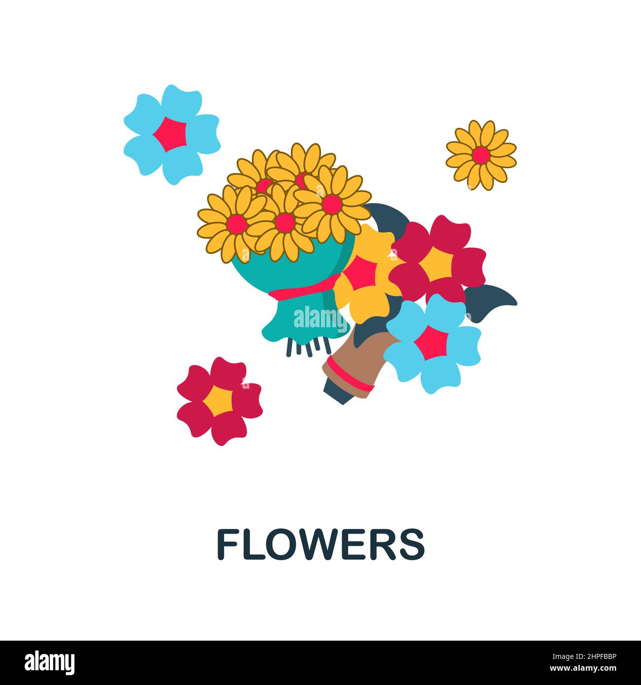Bee and lotus flower Stock Vector Images - Alamy