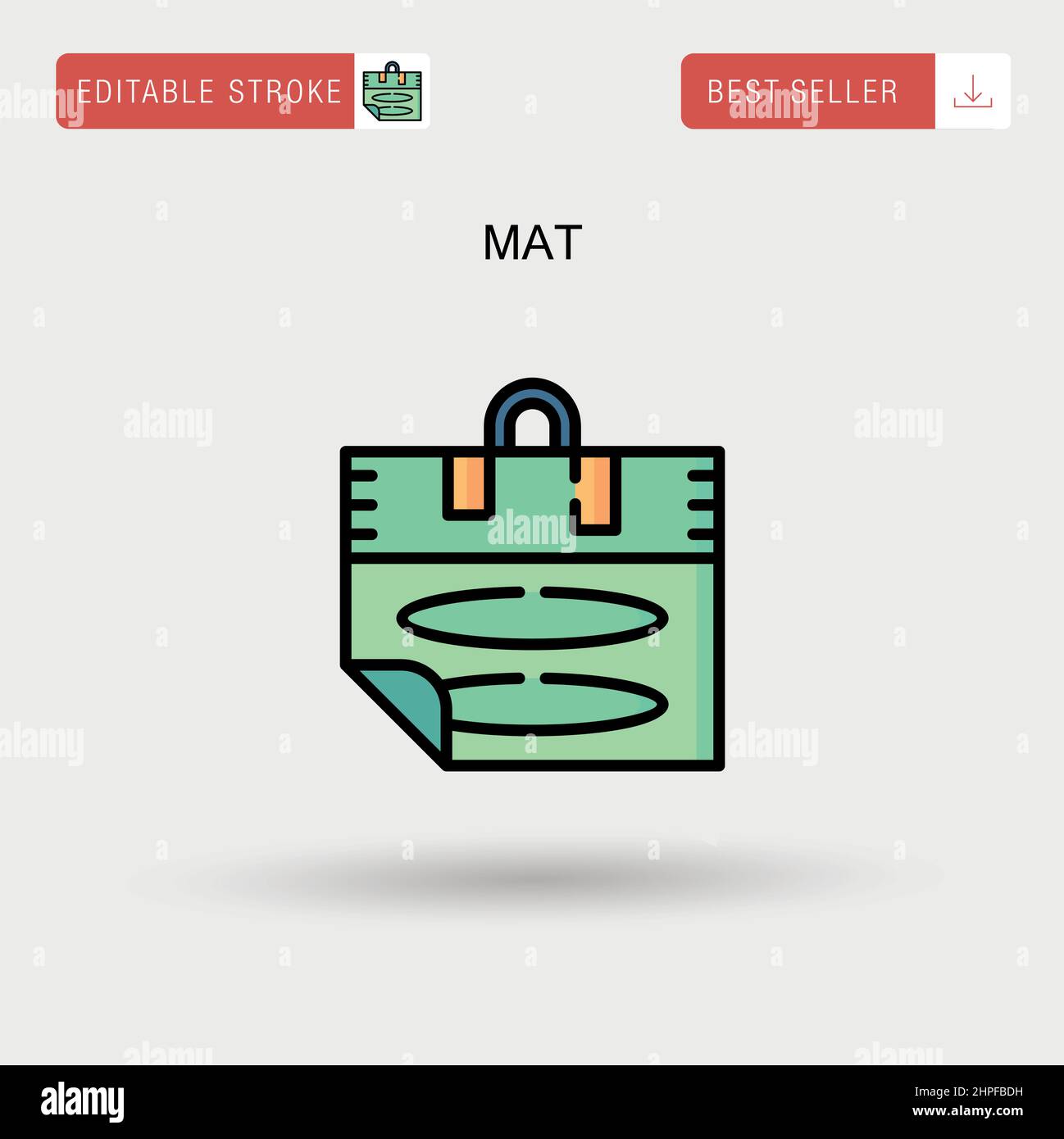 Mat Simple vector icon Stock Vector Image & Art - Alamy