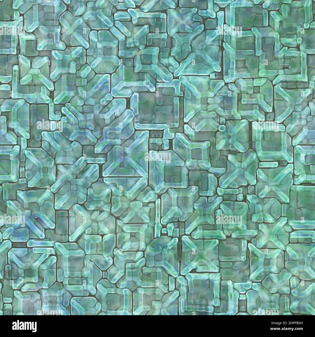 Cartoon seamless texture of color fantasy cobble stone ground pavement ...
