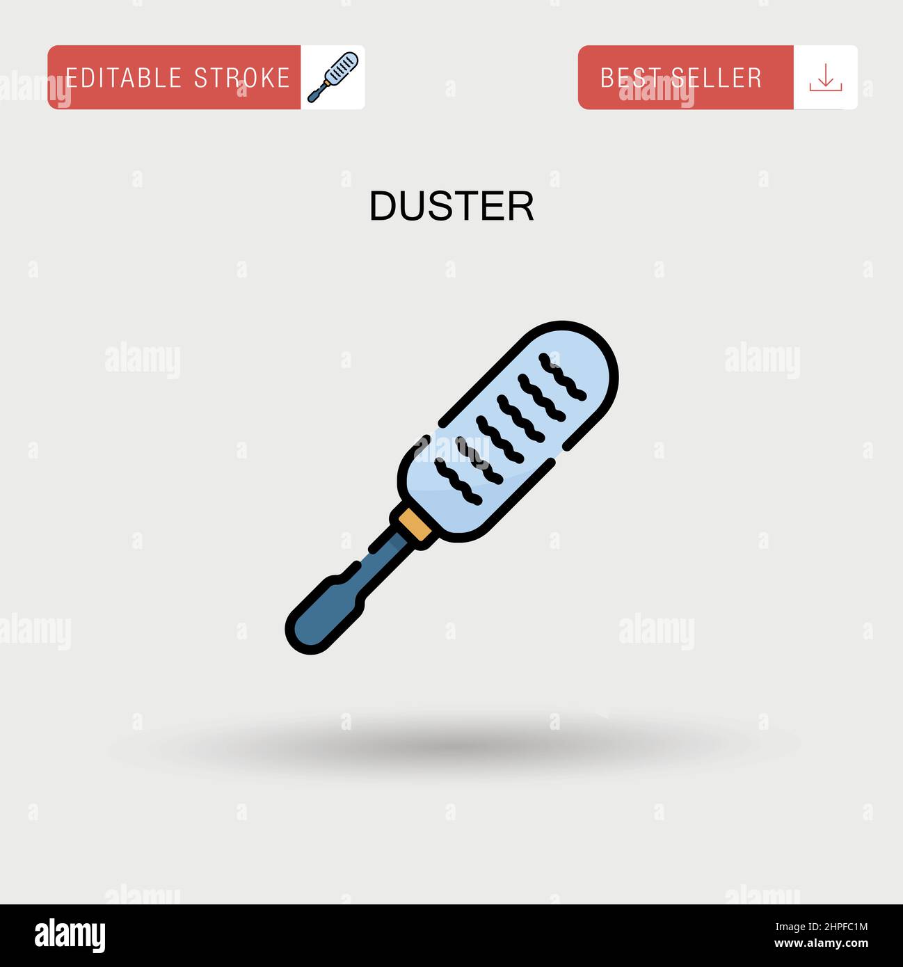 Duster Simple vector icon Stock Vector Image & Art - Alamy