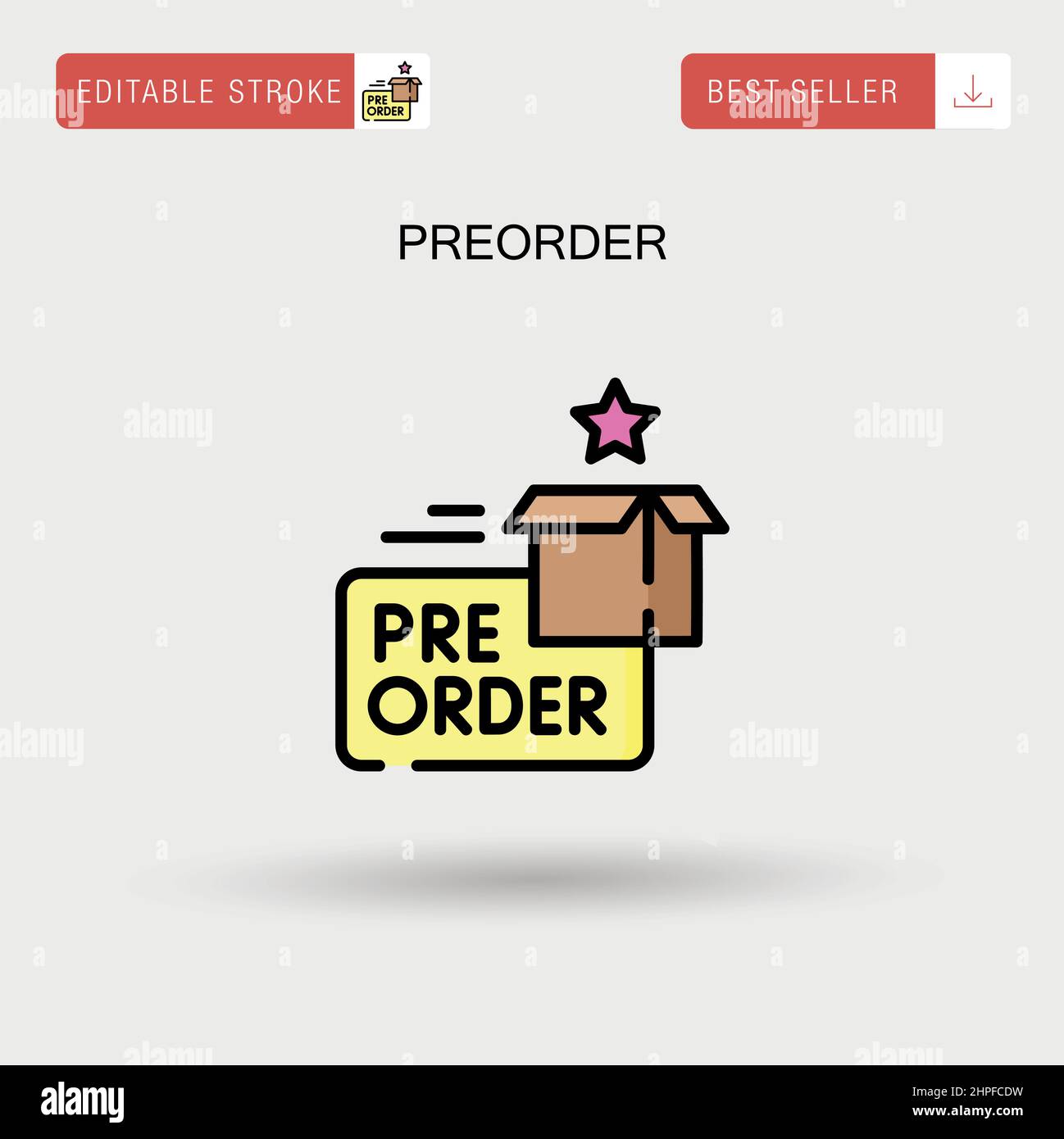 Pre order now Stock Vector Images - Alamy