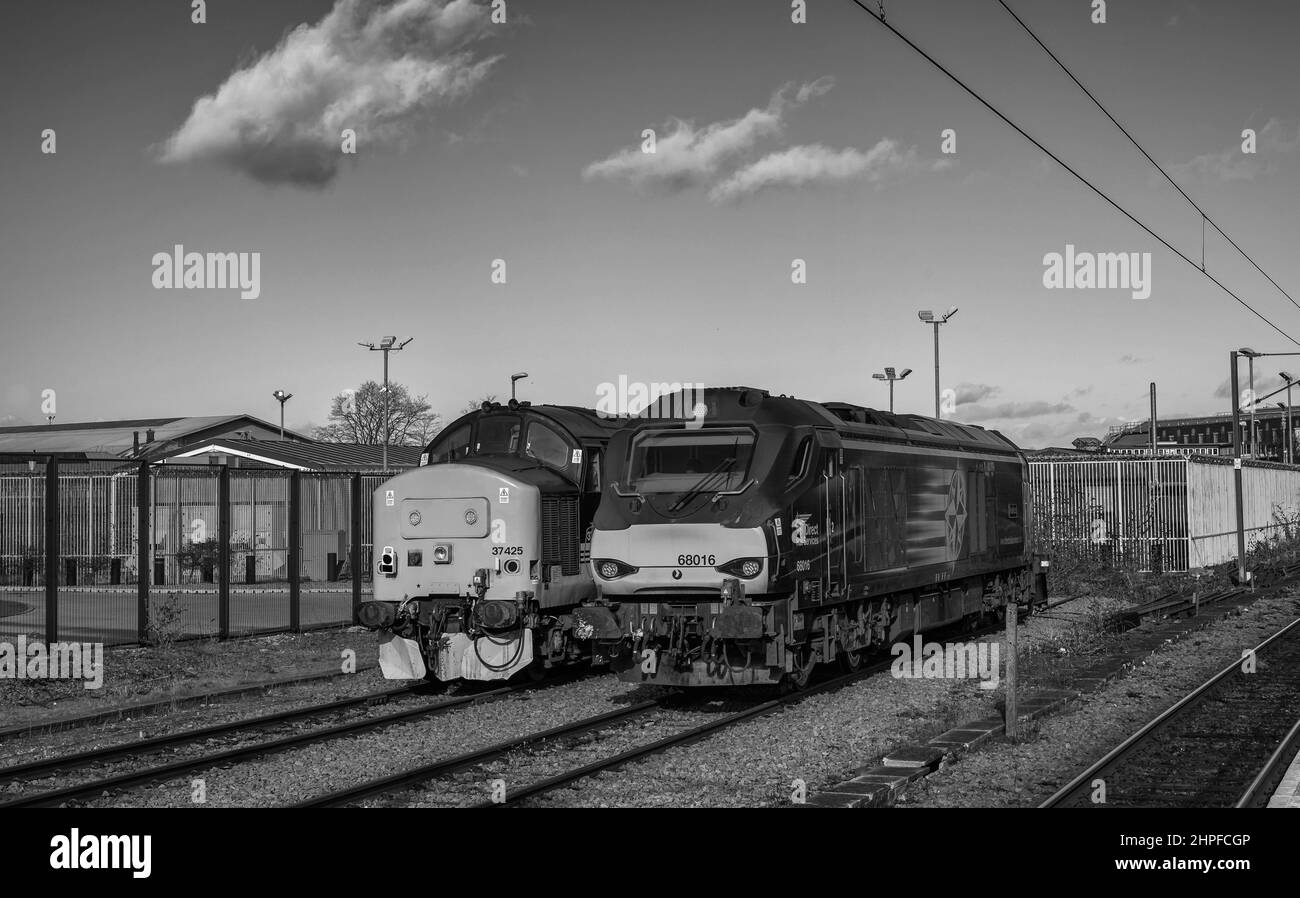 Diesel light rail Black and White Stock Photos & Images - Alamy