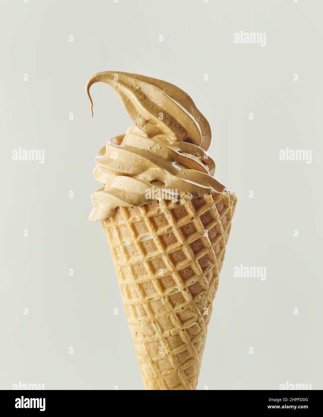 ugly ice cream isolated on grey background Stock Photo - Alamy