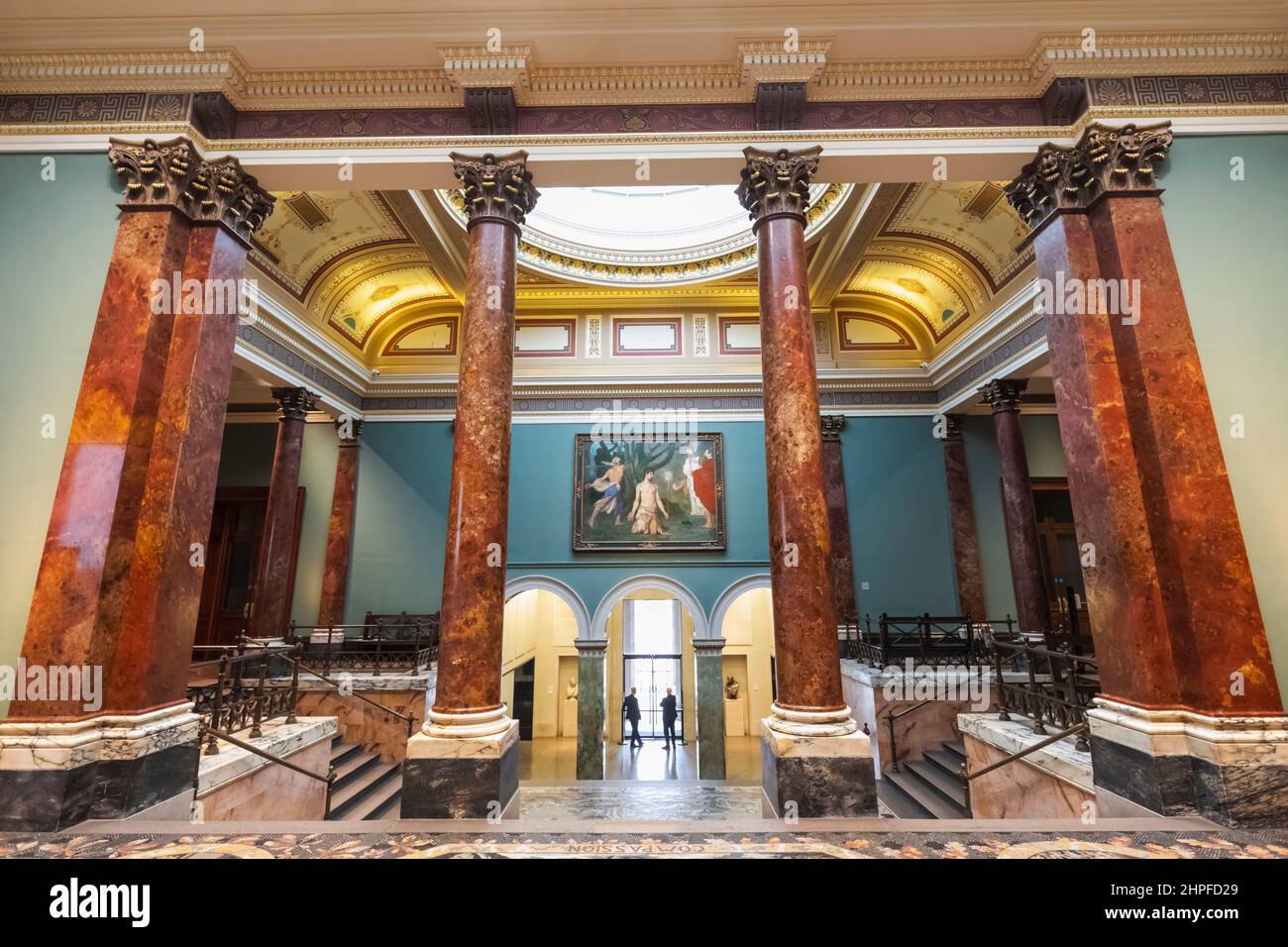 England, London, Trafalgar Square, National Gallery, Interior View ...