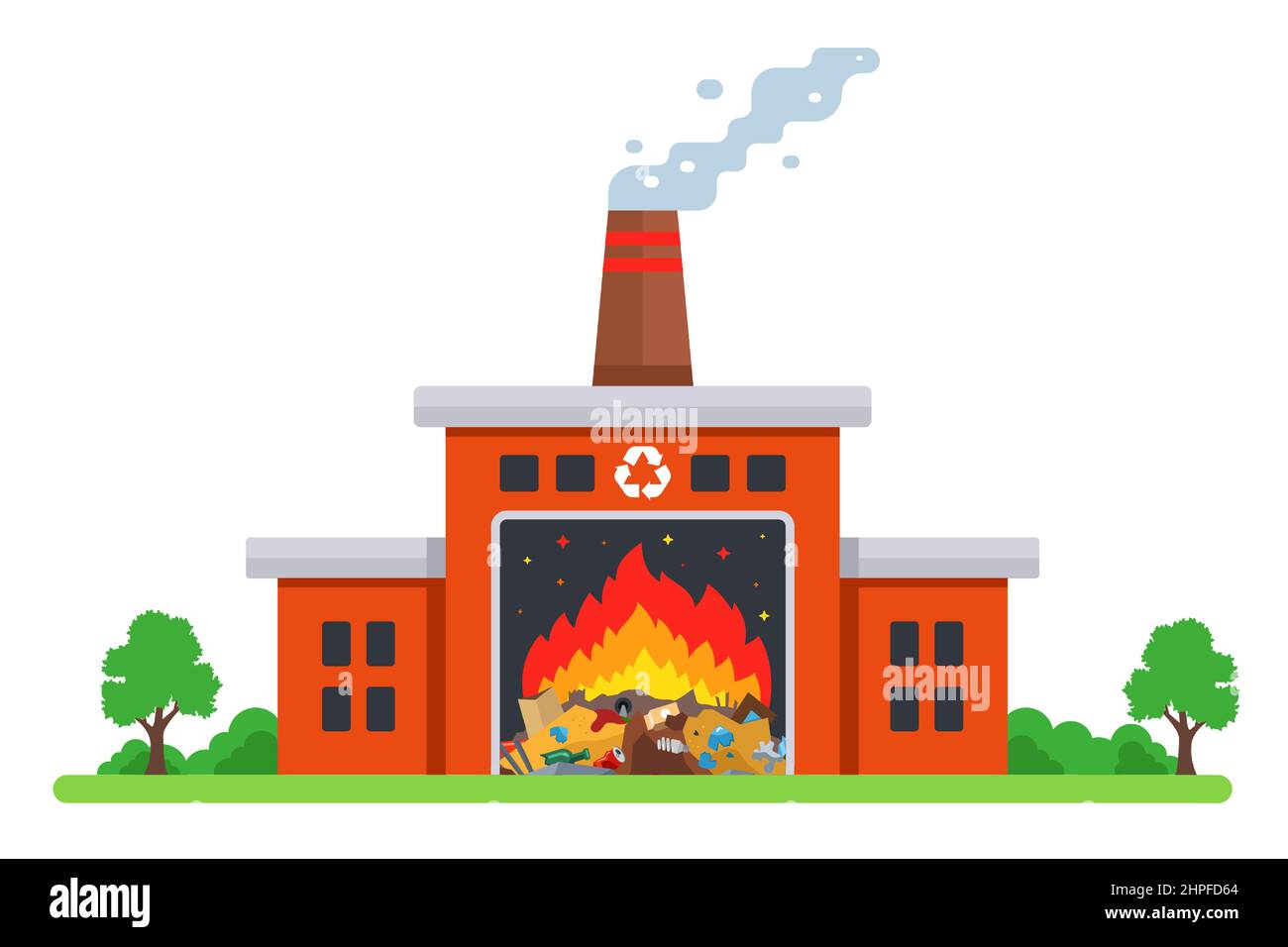 Sanitary incinerator Stock Vector Images - Alamy