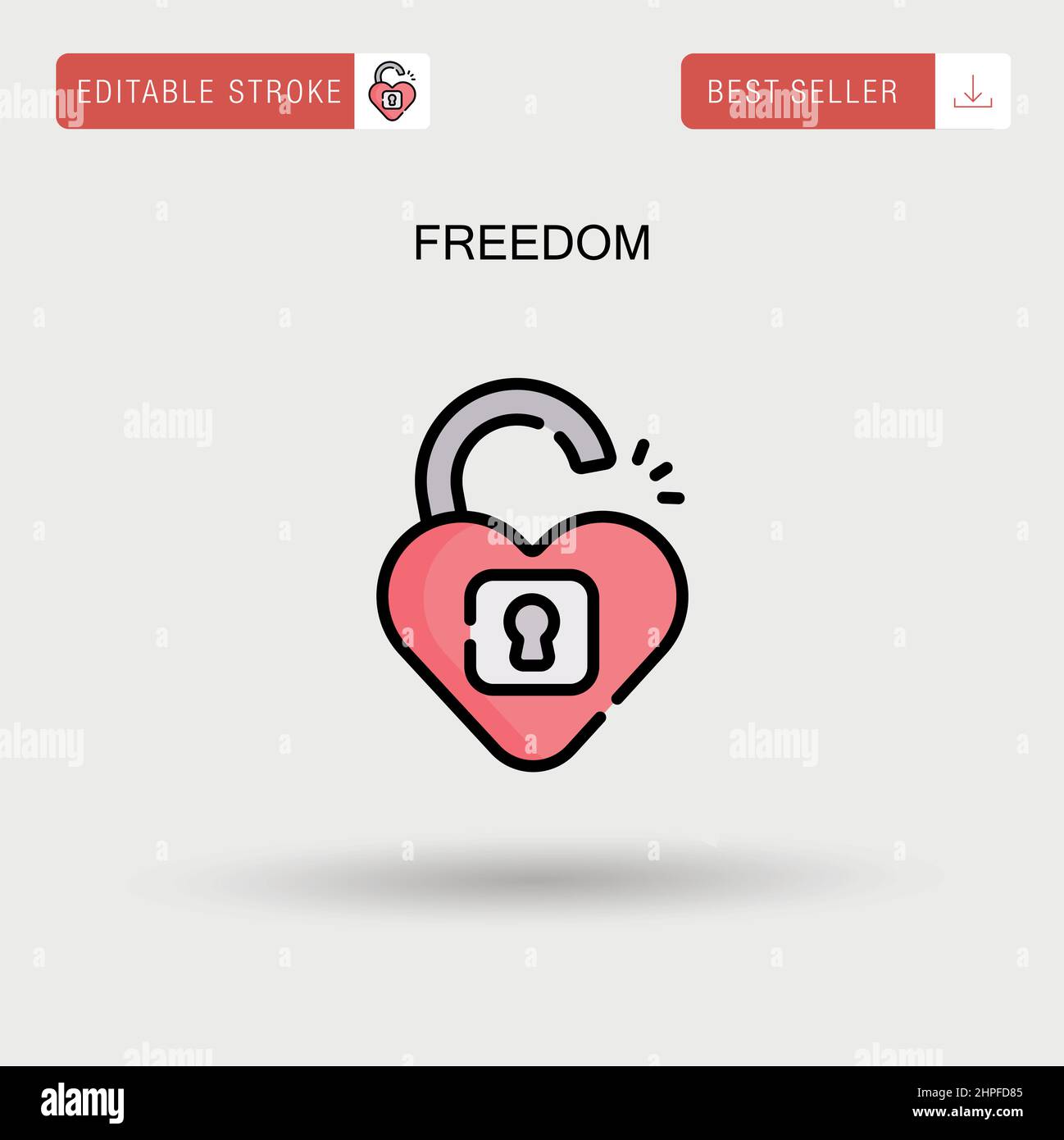 Freedom Simple vector icon Stock Vector Image & Art - Alamy