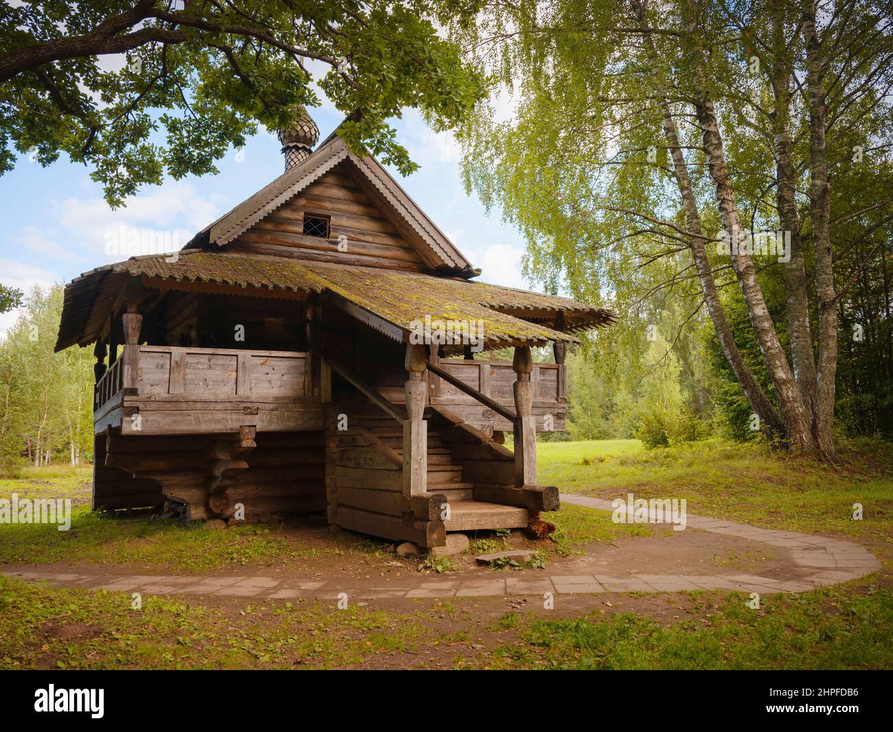 summer travel to Russia, Torzhok city. Architectural and Ethnographic ...