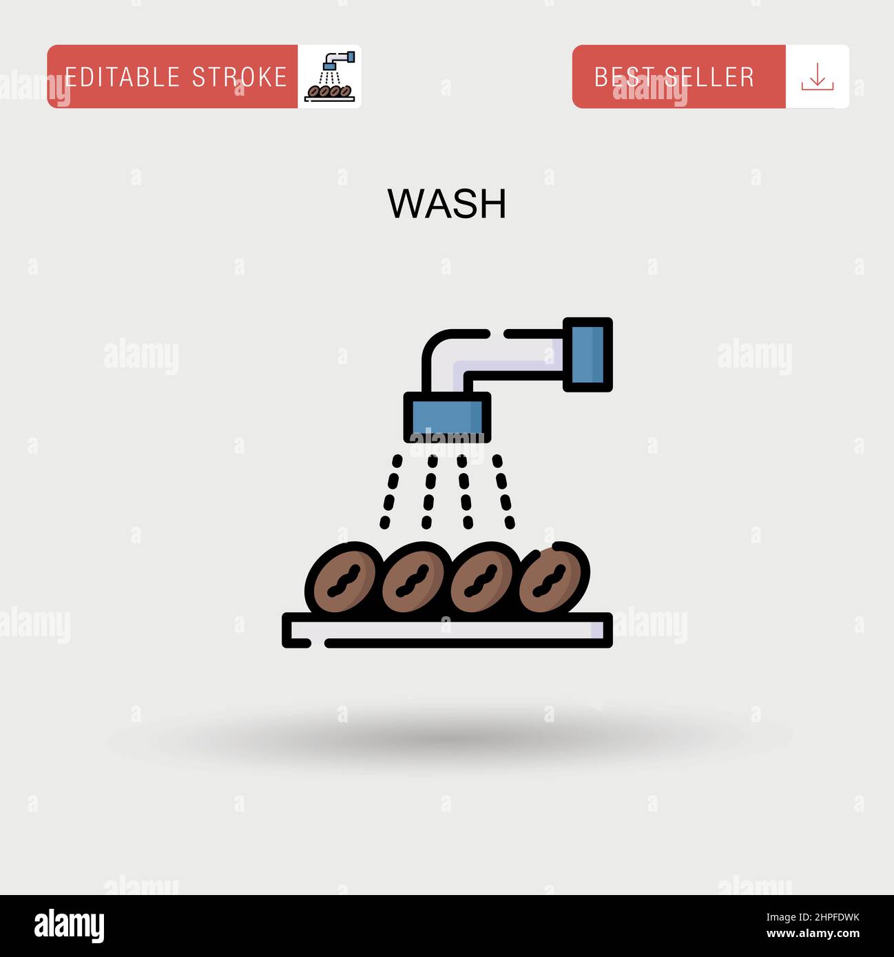 Wash Simple vector icon Stock Vector Image & Art - Alamy