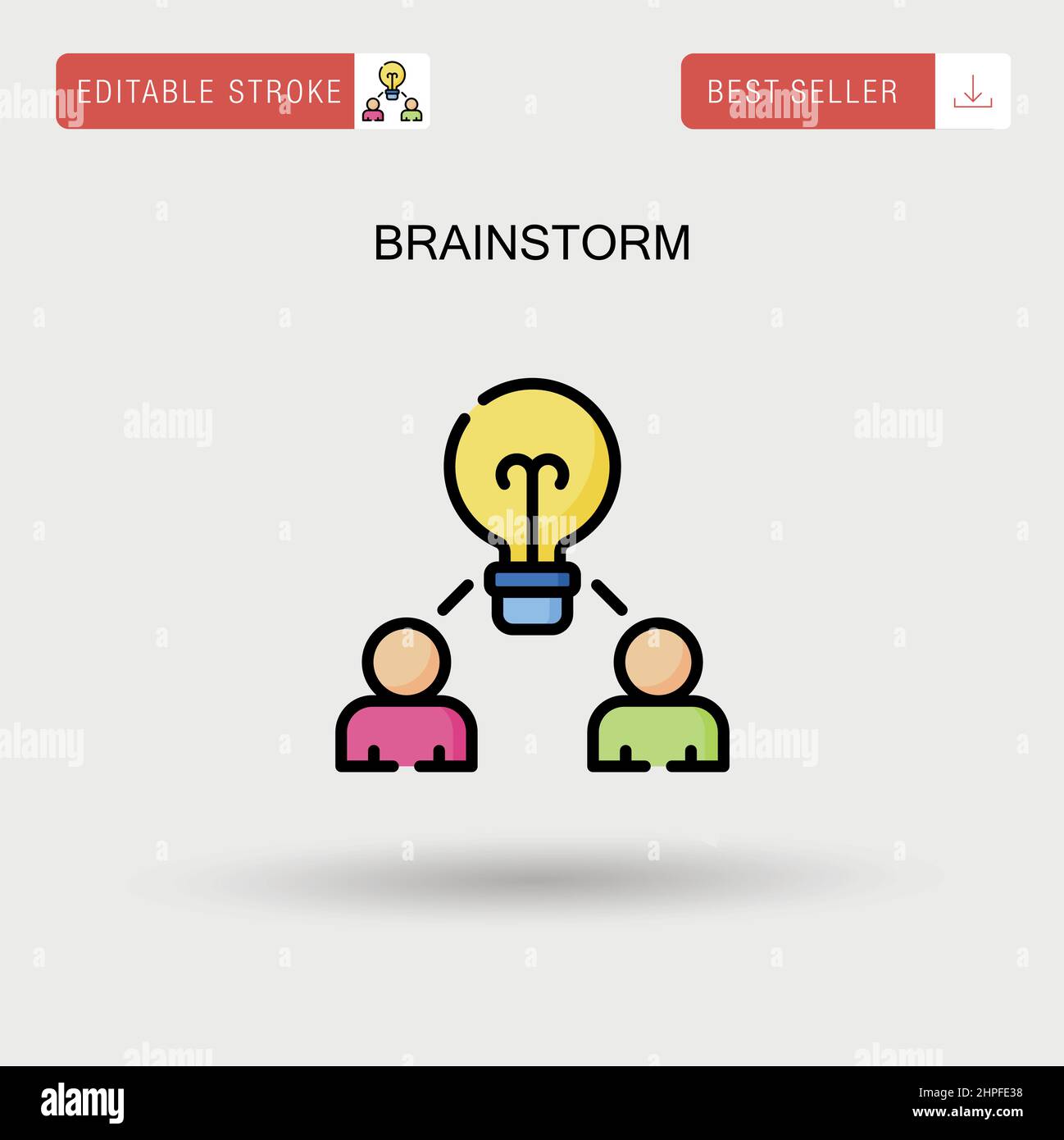 Brainstorm Simple vector icon Stock Vector Image & Art - Alamy Brainstorm Simple vector icon Stock Vector Image & Art - Alamy