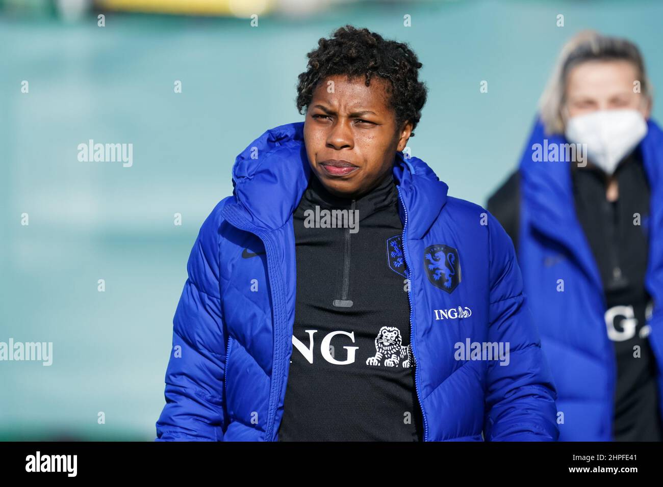 LE HAVRE, FRANCE - FEBRUARY 21: Lineth Beerensteyn of the Netherlands ...