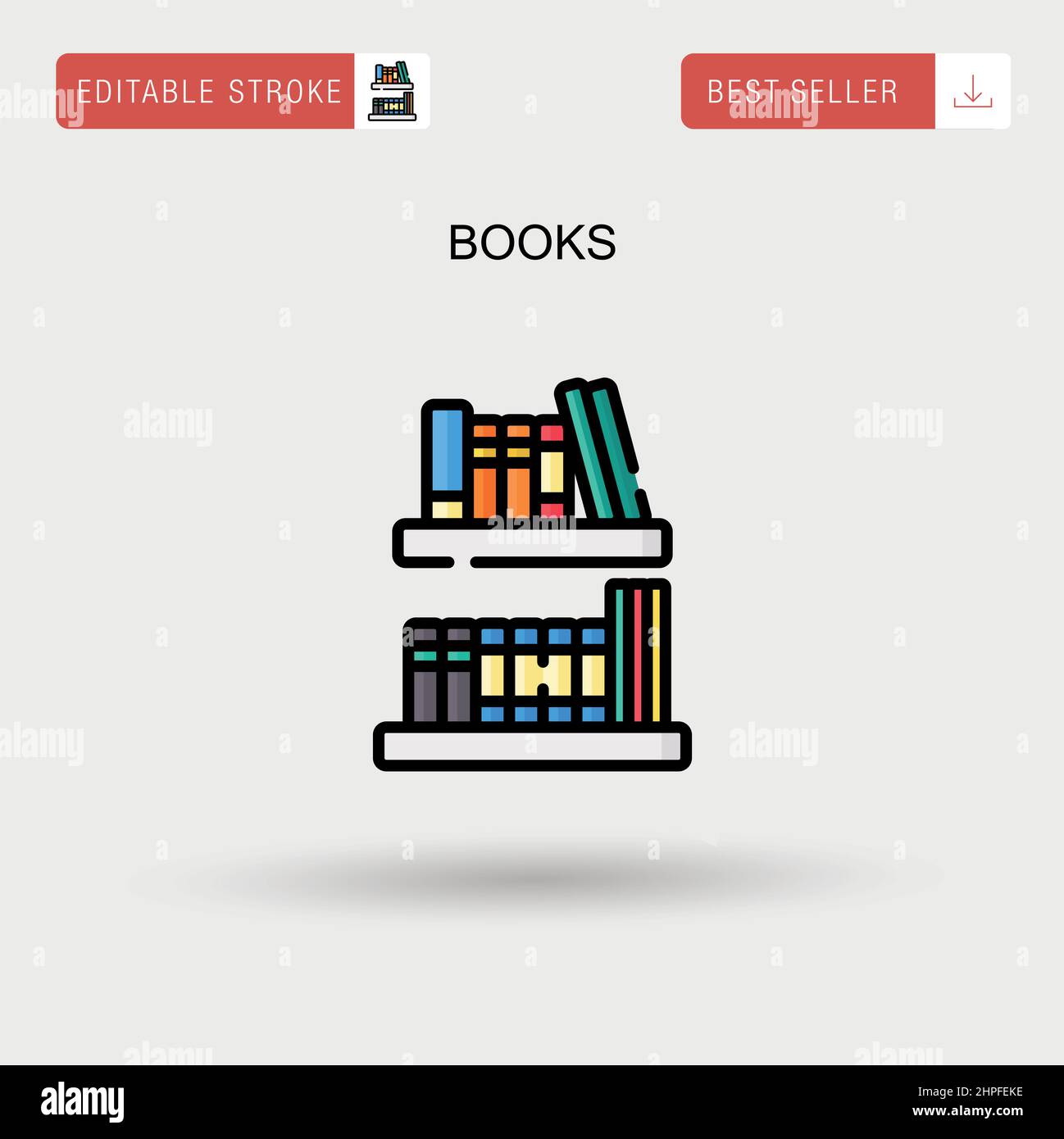 Pile of books notebook Stock Vector Images - Alamy