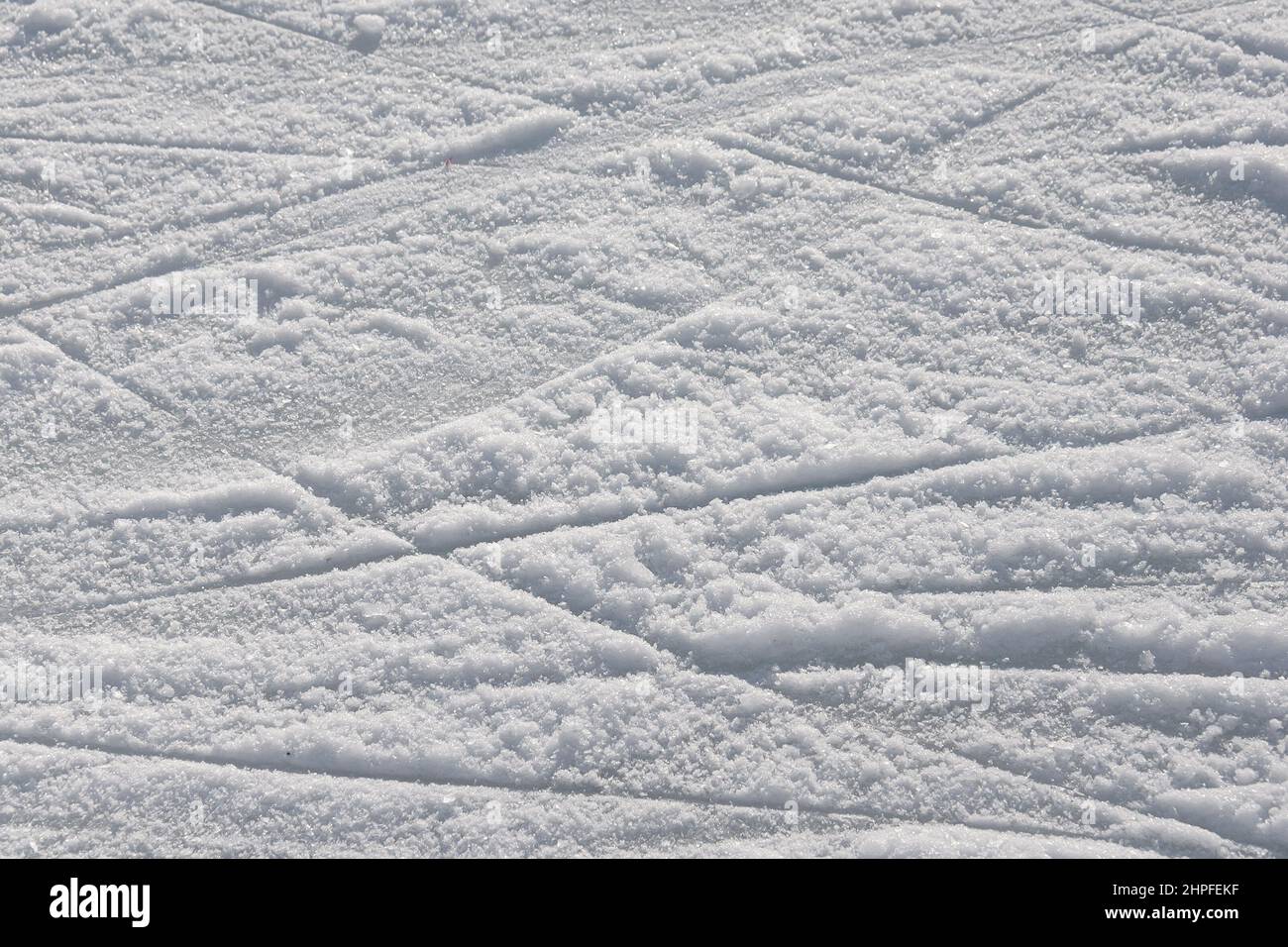 Ice skating rink as background Stock Photo - Alamy