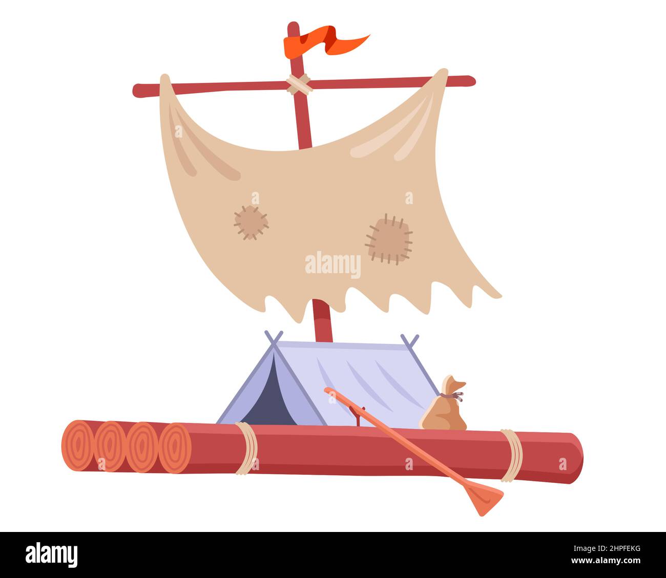 Homemade raft hi-res stock photography and images - Alamy