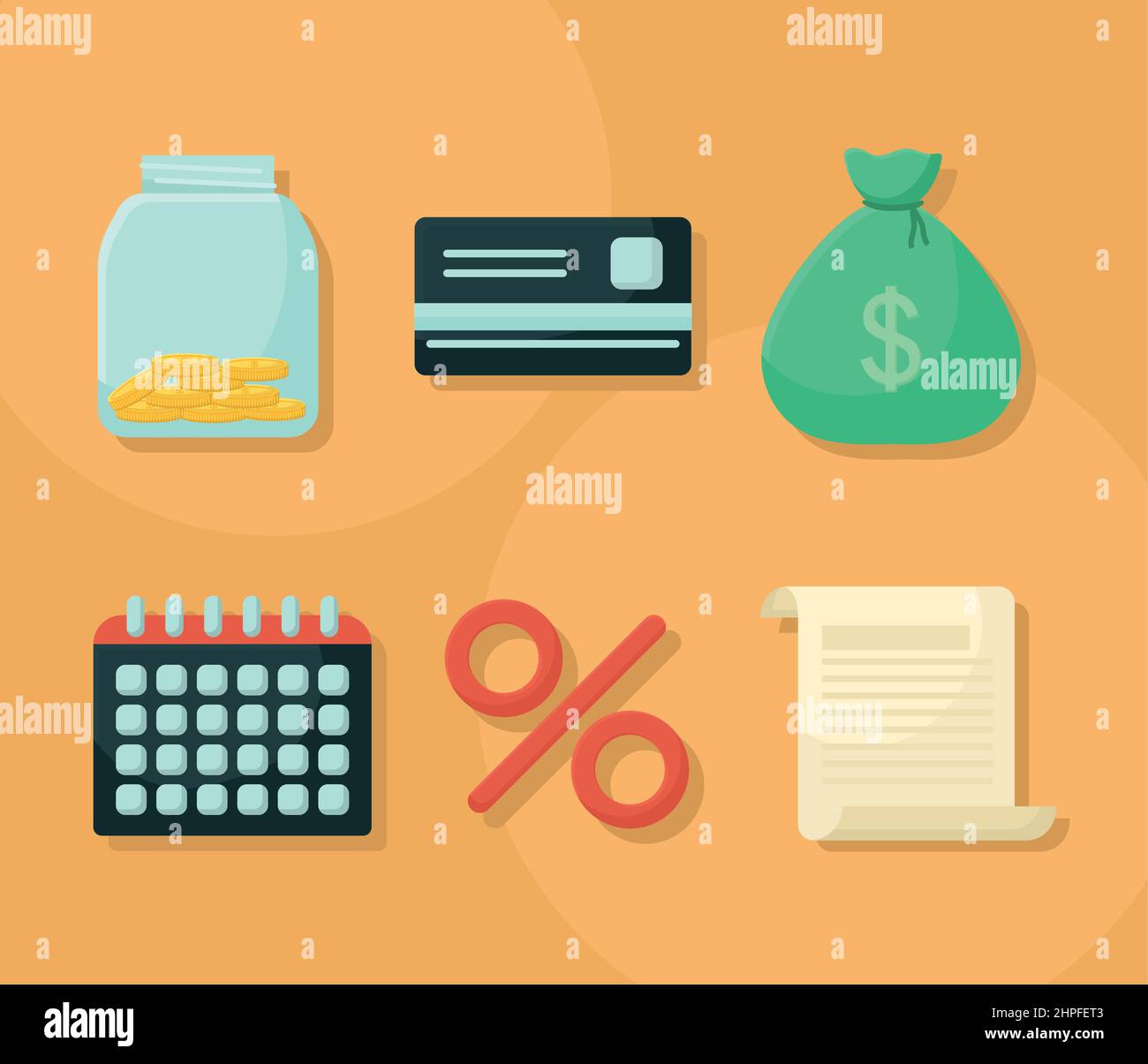 six business items Stock Vector Image & Art - Alamy