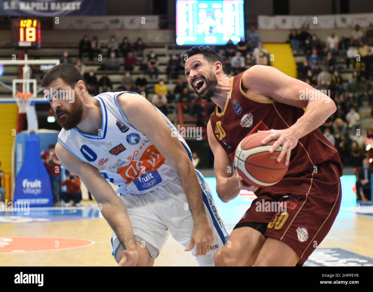 Naples, Italy. 19th Feb, 2022. Lega Basket Serie A - GeVi Napoli vs ...