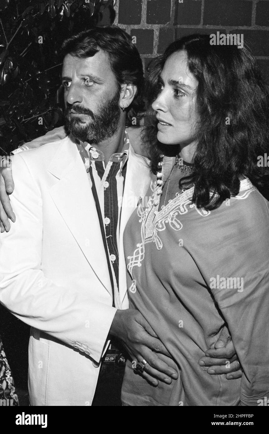 Ringo Starr and Barbara Bach Circa 1980's Credit: Ralph Dominguez ...
