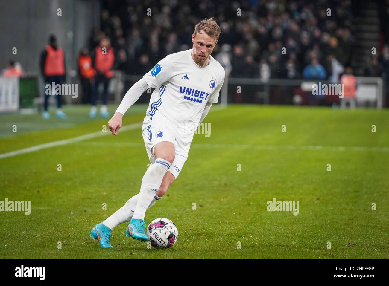 Copenhagen, Denmark. 20th Feb, 2022. Nicolai Jorgensen (9) of FC ...
