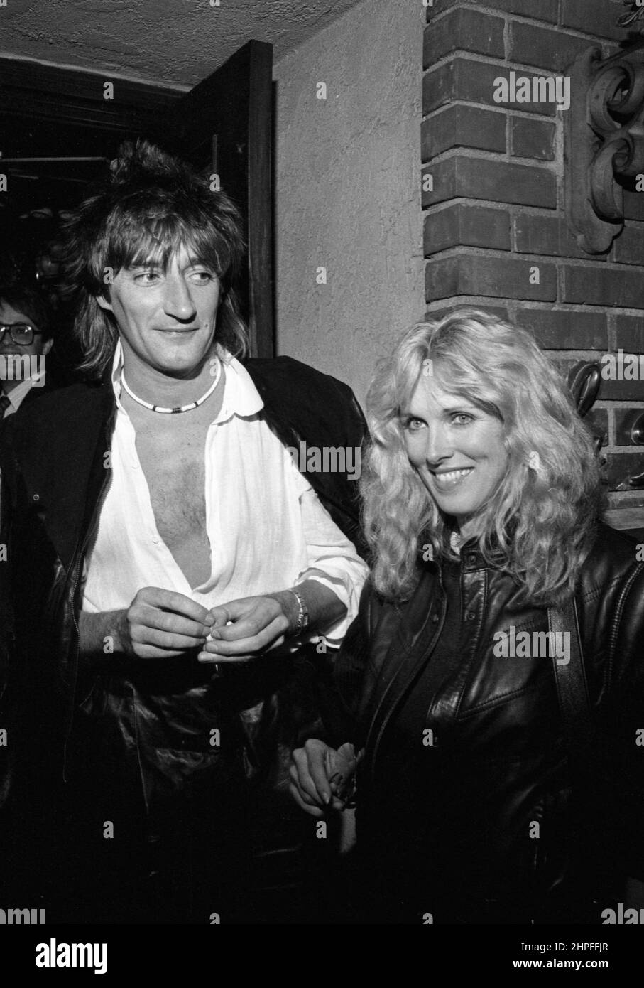 Rod Stewart and Alana Hamilton at La Scala Circa 1970's Credit: Ralph ...