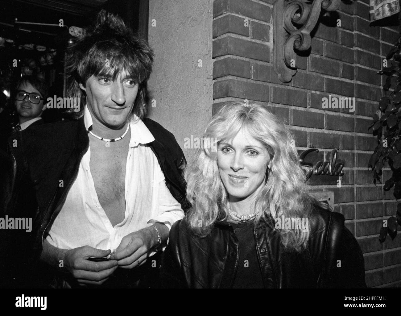Rod Stewart and Alana Hamilton at La Scala Circa 1970's Credit: Ralph ...