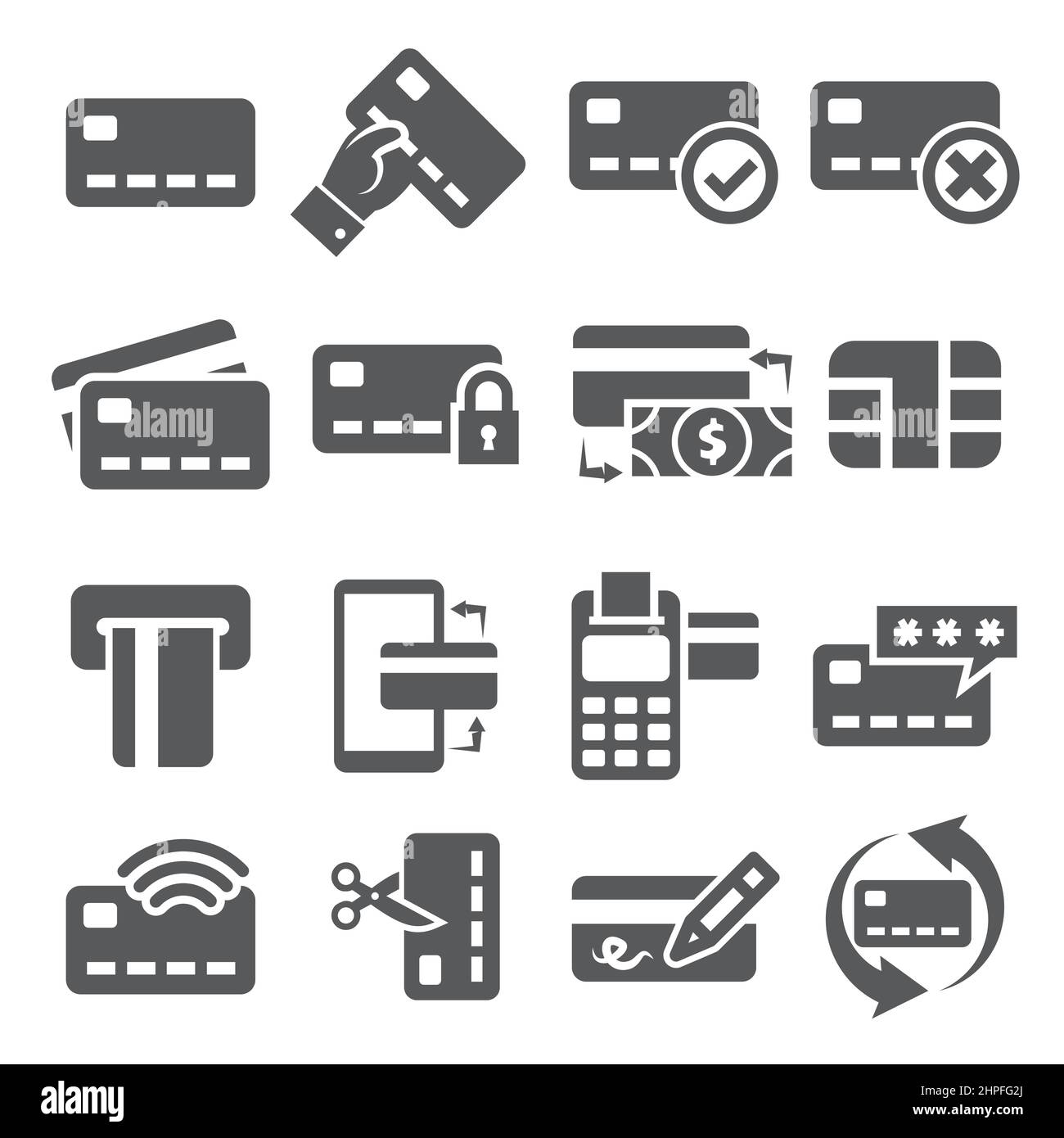 Credit card debt, shopping Stock Vector Images - Alamy