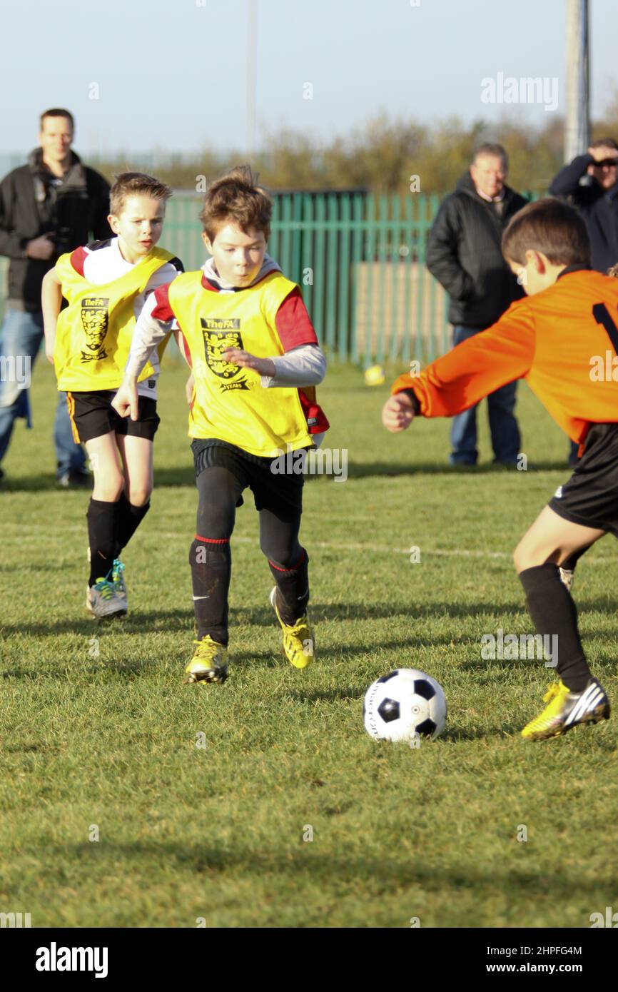 Boys under 8 football team hi-res stock photography and images - Alamy