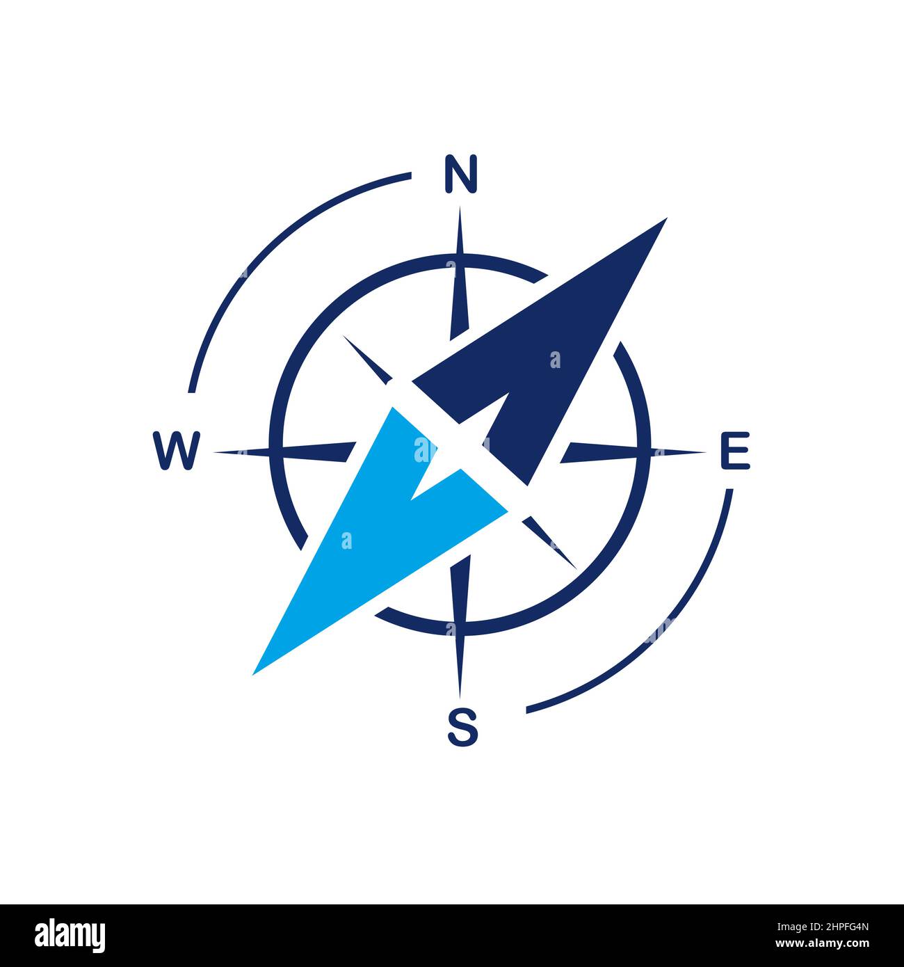 Compass road sign hi-res stock photography and images - Alamy