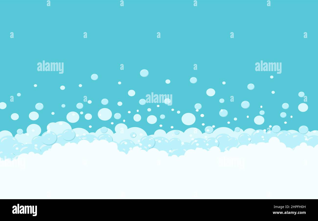 Blue soft soap Stock Vector Images - Alamy