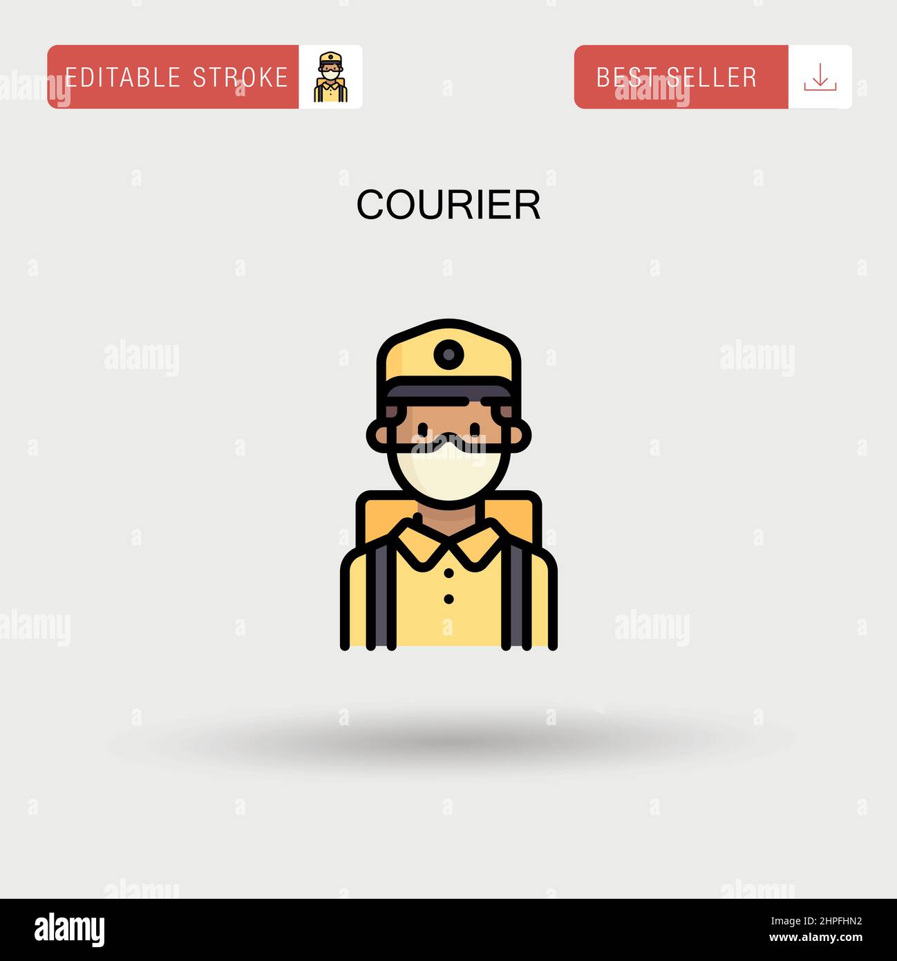 Courier car Stock Vector Images - Alamy