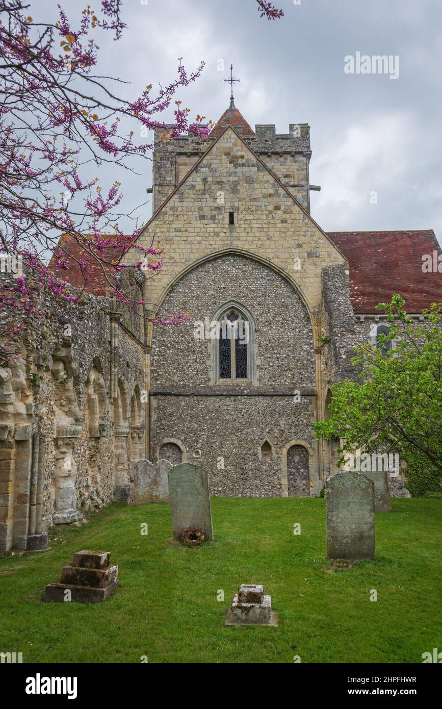 The church of St Mary the Virgin and St Blaise Sussex, at Boxgrove ...